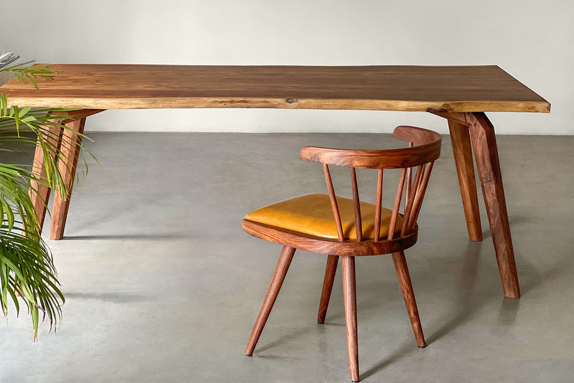 Mantis Dining Table - Rosewood – solidbench