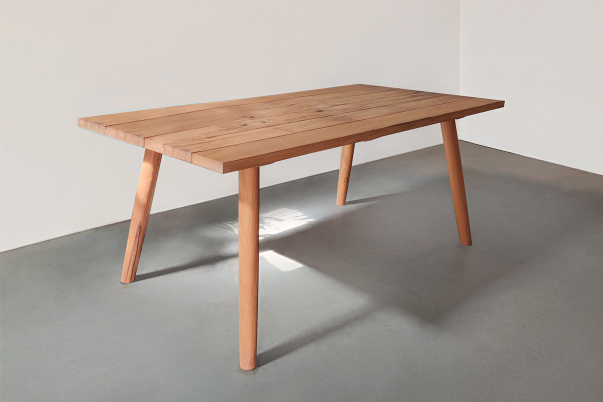 Buy Mandrel Uttarakhand Teak Wood 8 Seater Dining table – solidbench