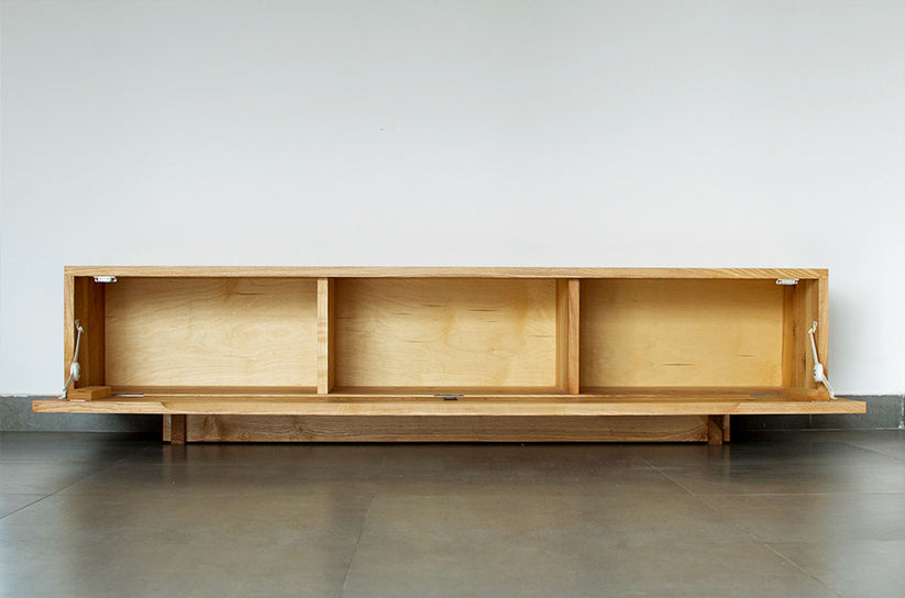 Buy Kocho White Ash Storage Console – solidbench